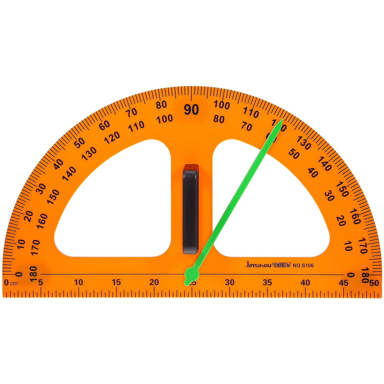 Aloha Plastic Angle Protractor Measurement Tool Angel Measuring ...