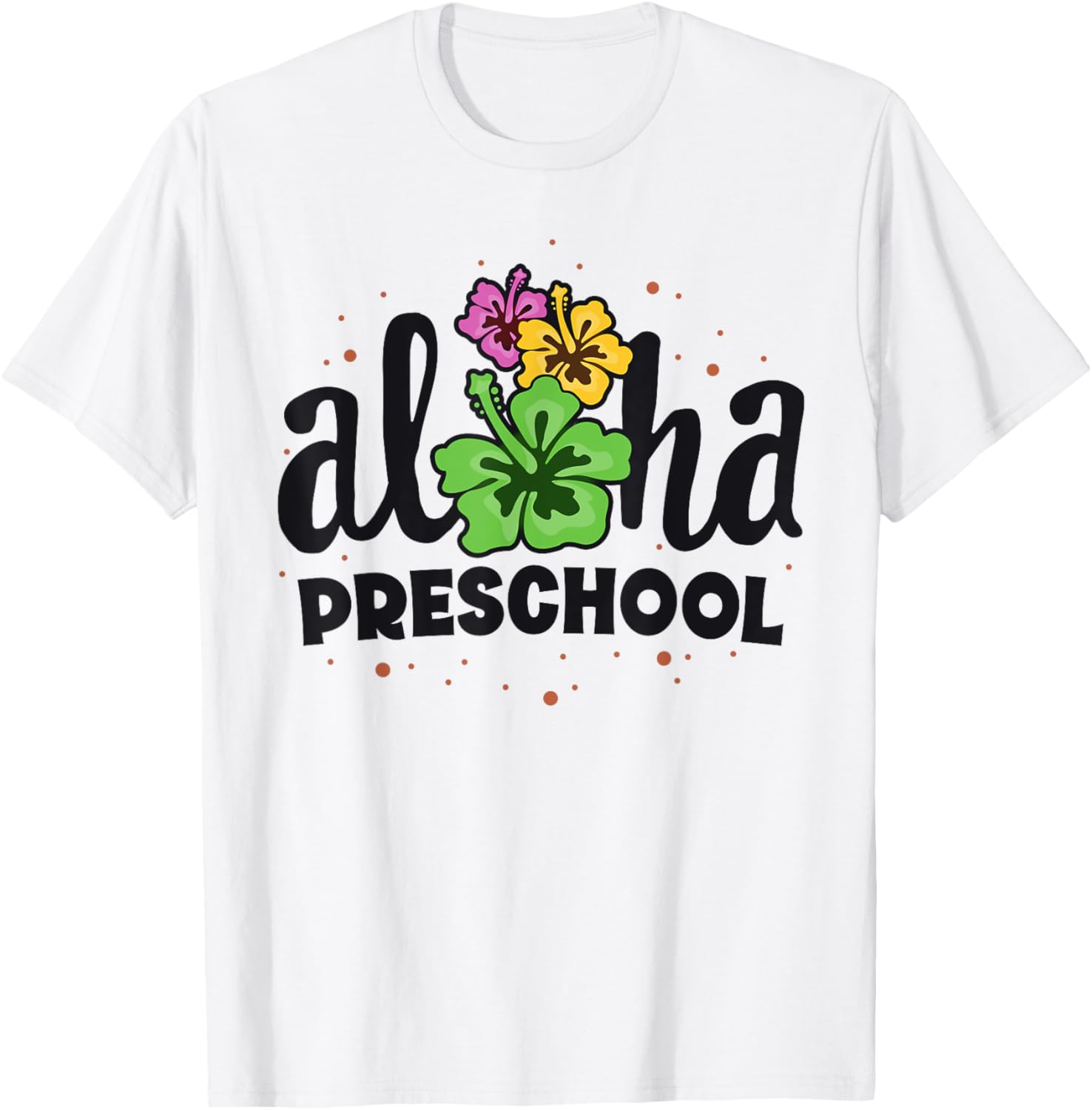 Aloha Preschool Pre-K Teacher First Day Back to School T-Shirt ...