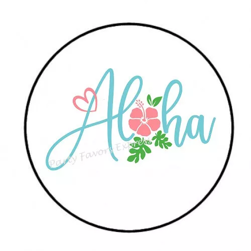Aloha Sticker Party Favors Sticker Envelope Seals Labels Stickers Phone ...