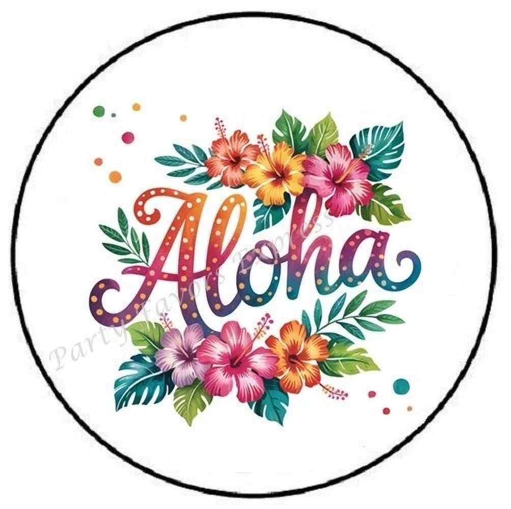 Aloha Stickers Party Favors Phone Decal Water Bottle Stickers Car ...