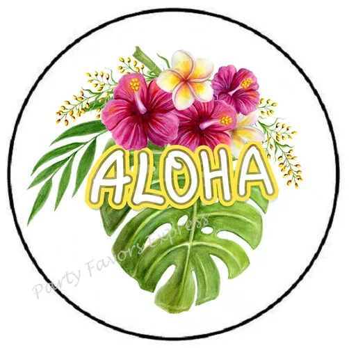 Aloha Stickers Party Favors Phone Decal Water Bottle Stickers Car ...