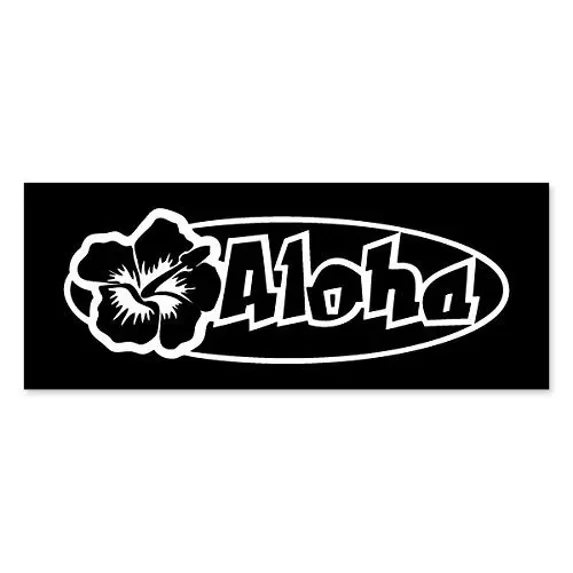 Aloha Strip Hawaiisticker Phone Decal Water Bottle Stickers Car Decals ...