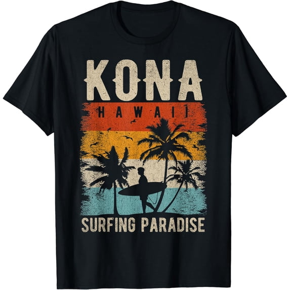 Aloha Surfing Accessories Coastal Surf Design T-Shirt - Walmart.com