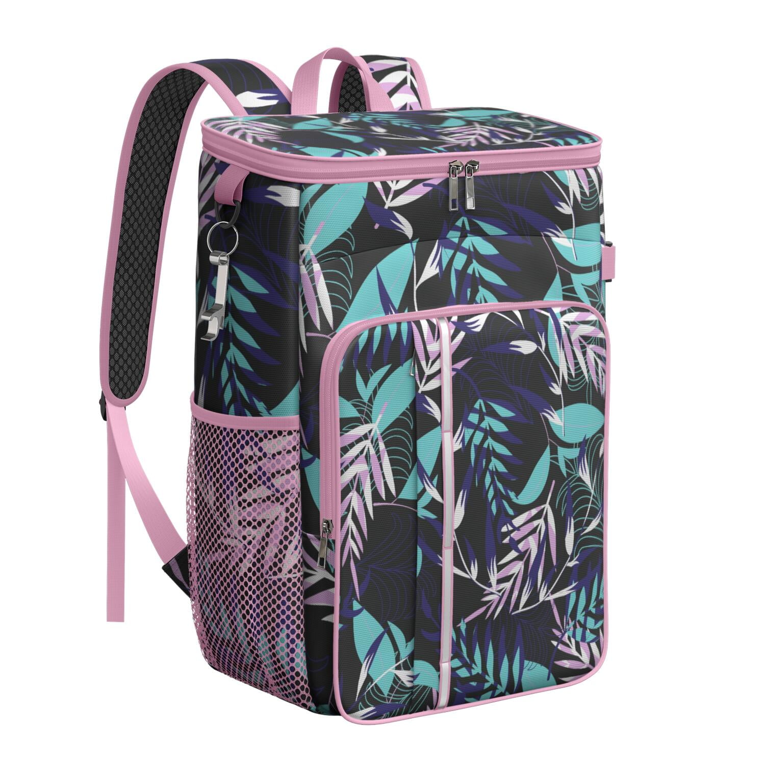 Aloha Themed Insulated Backpack Cooler - 20L, Multiple Pockets for ...