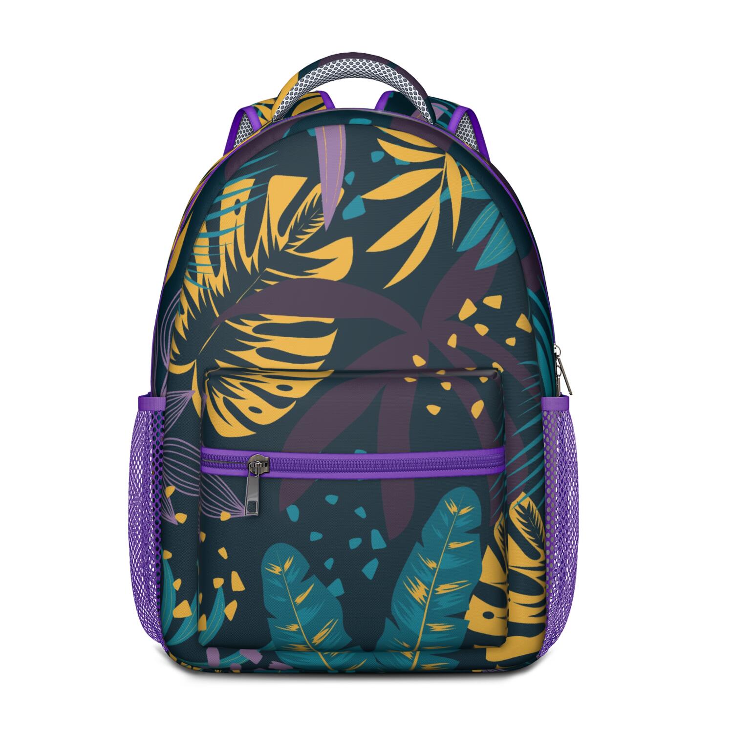 Aloha Tropical Plant Backpack - Waterproof & Breathable School Bag with ...