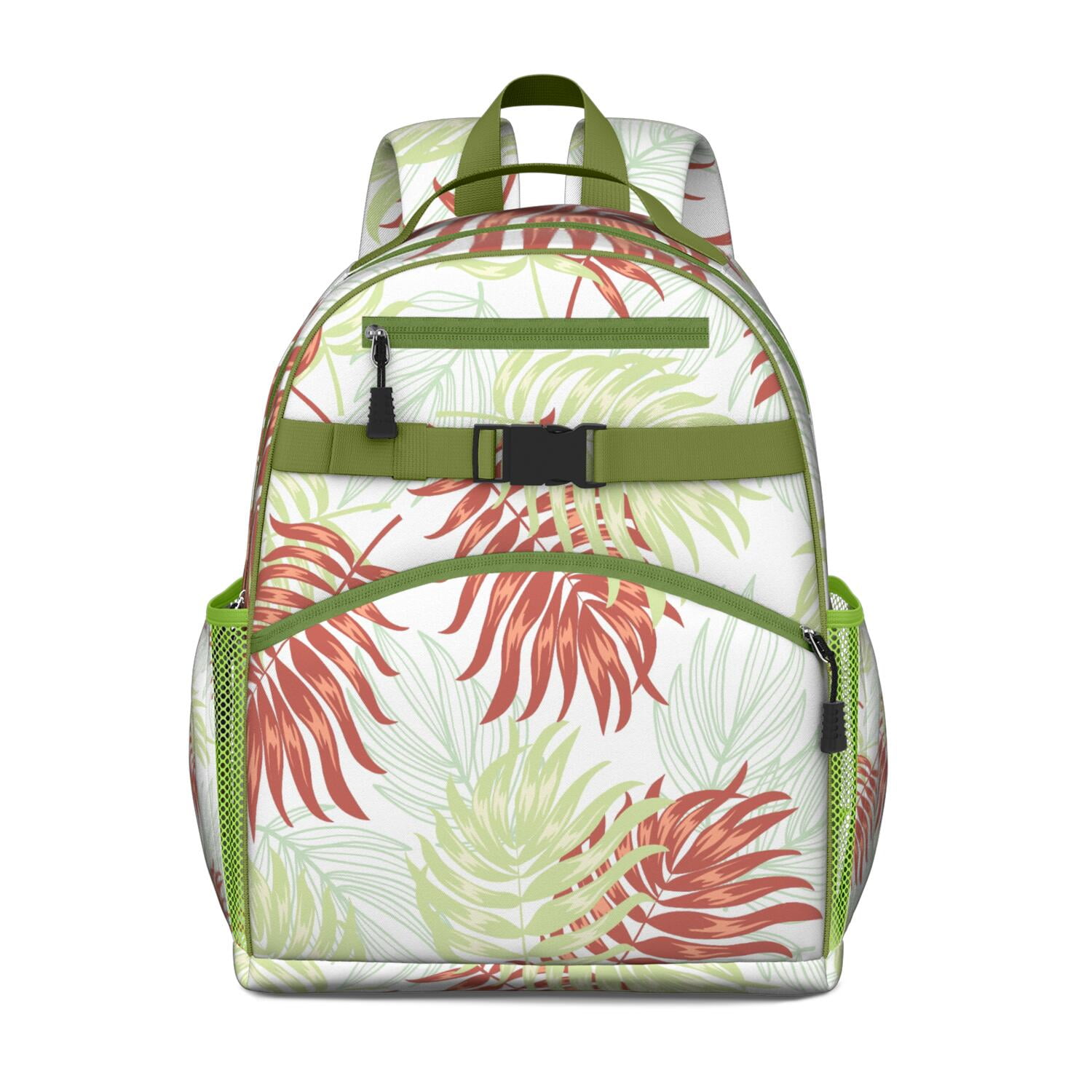 Aloha Tropical Plant Backpack - Waterproof Lightweight School Bag with ...