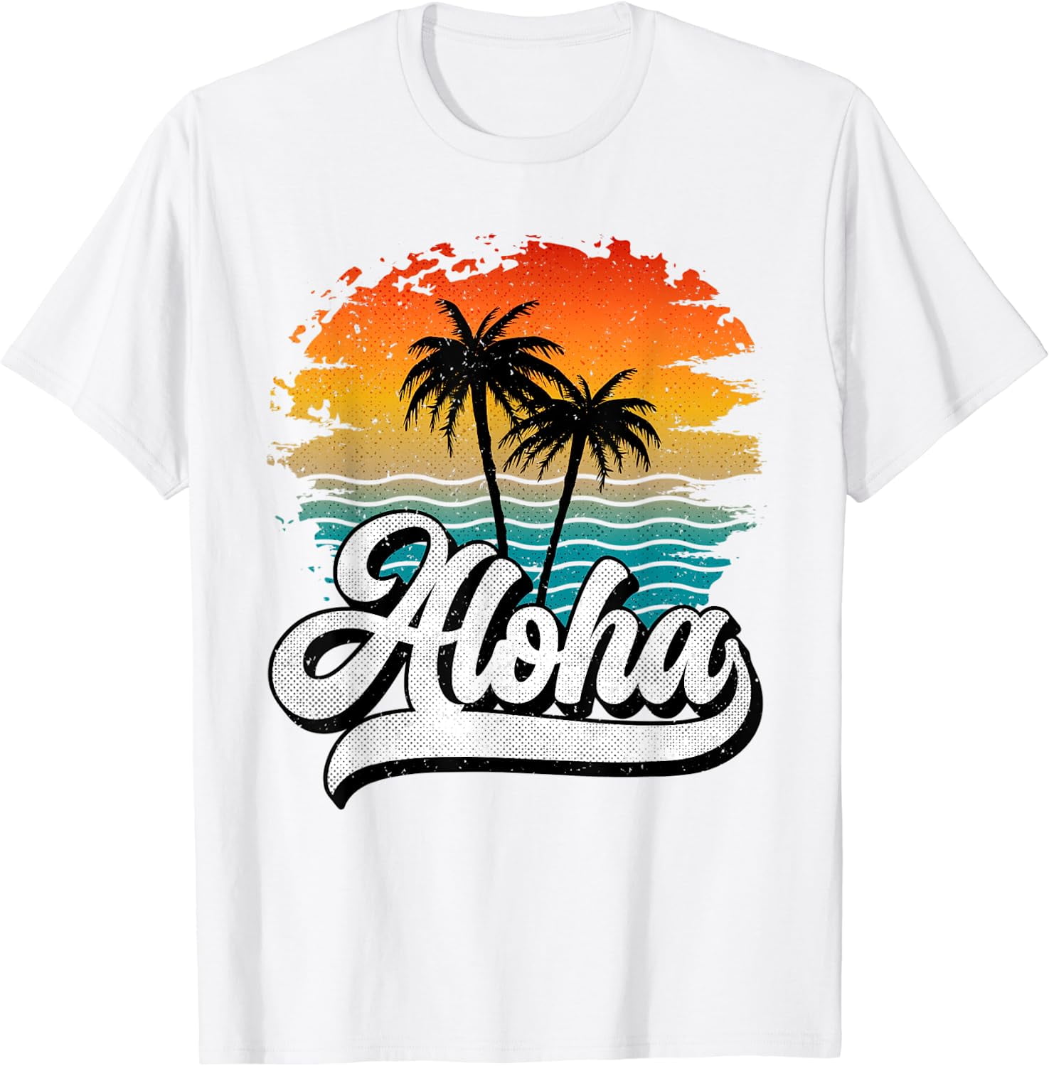 Aloha Tshirt, Hawaii Shirt, Hawaii Lover Tee, Retro Aloha T-Shirt - Walmart.com