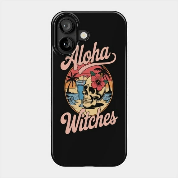 Aloha Witches Funny Hawaiian Halloween creepy Tough Case for iPhone 11 ...