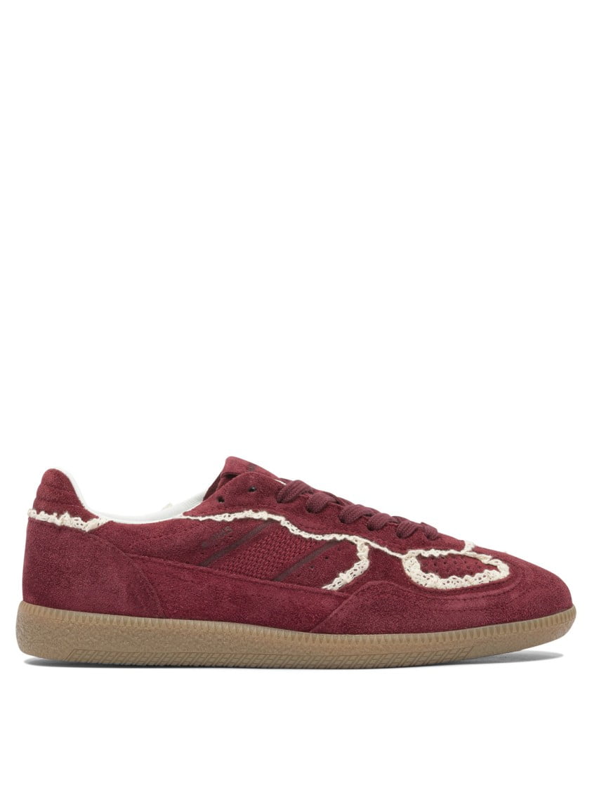 Alohas Tb.490 Crochet Burgundy Leather Sneakers Burgundy (Women's ...