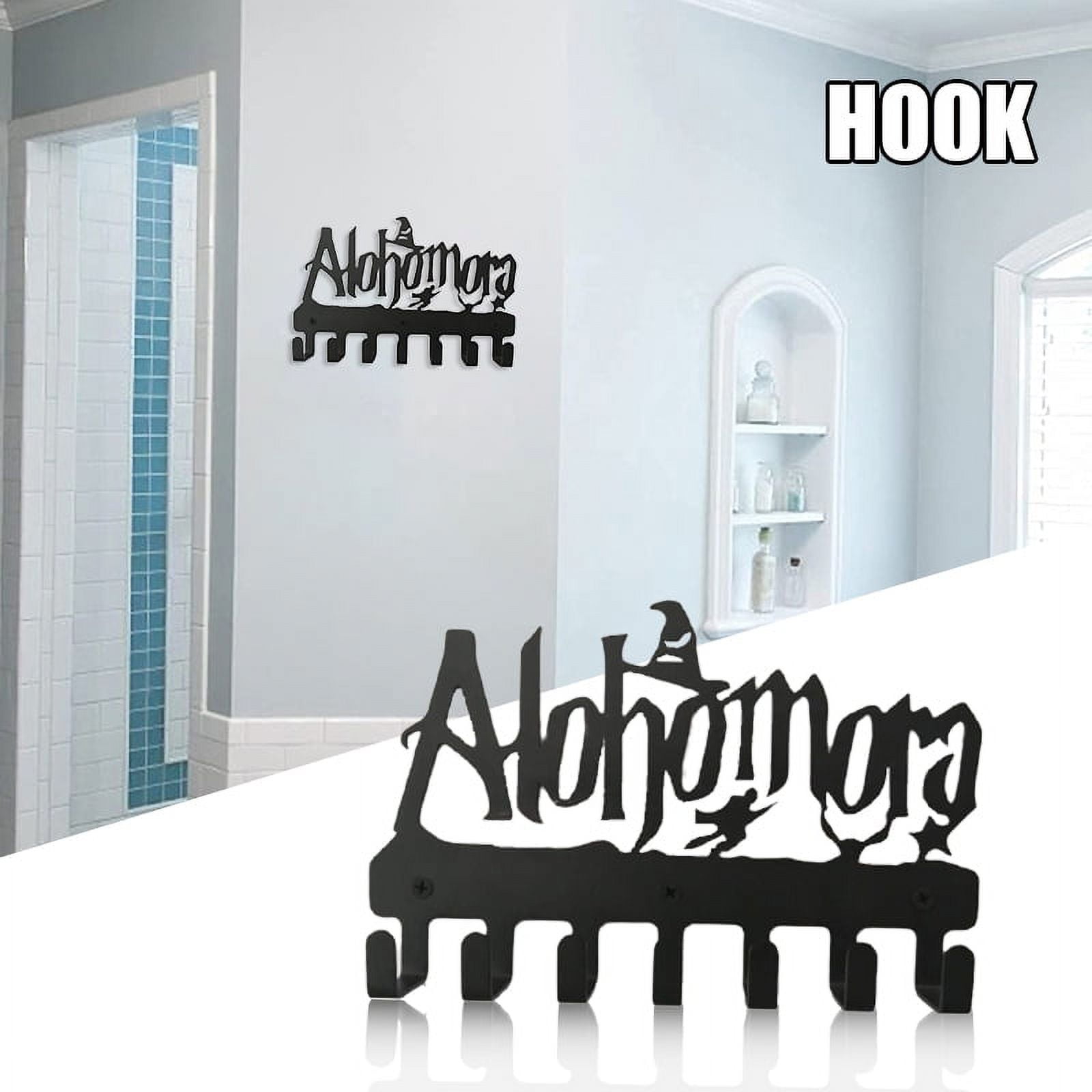 Alohomora Letter Key Holder Multipurpose Metal Wall Mounted Hooks for ...