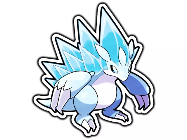 Alolan Sandslash Waterproof Sticker Phone Decal Water Bottle Stickers ...