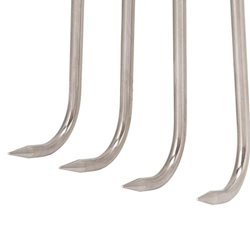 Alomejor Hand Rake Stainless Steel 4 Teeth Hand Rake Portable Aquatic ...