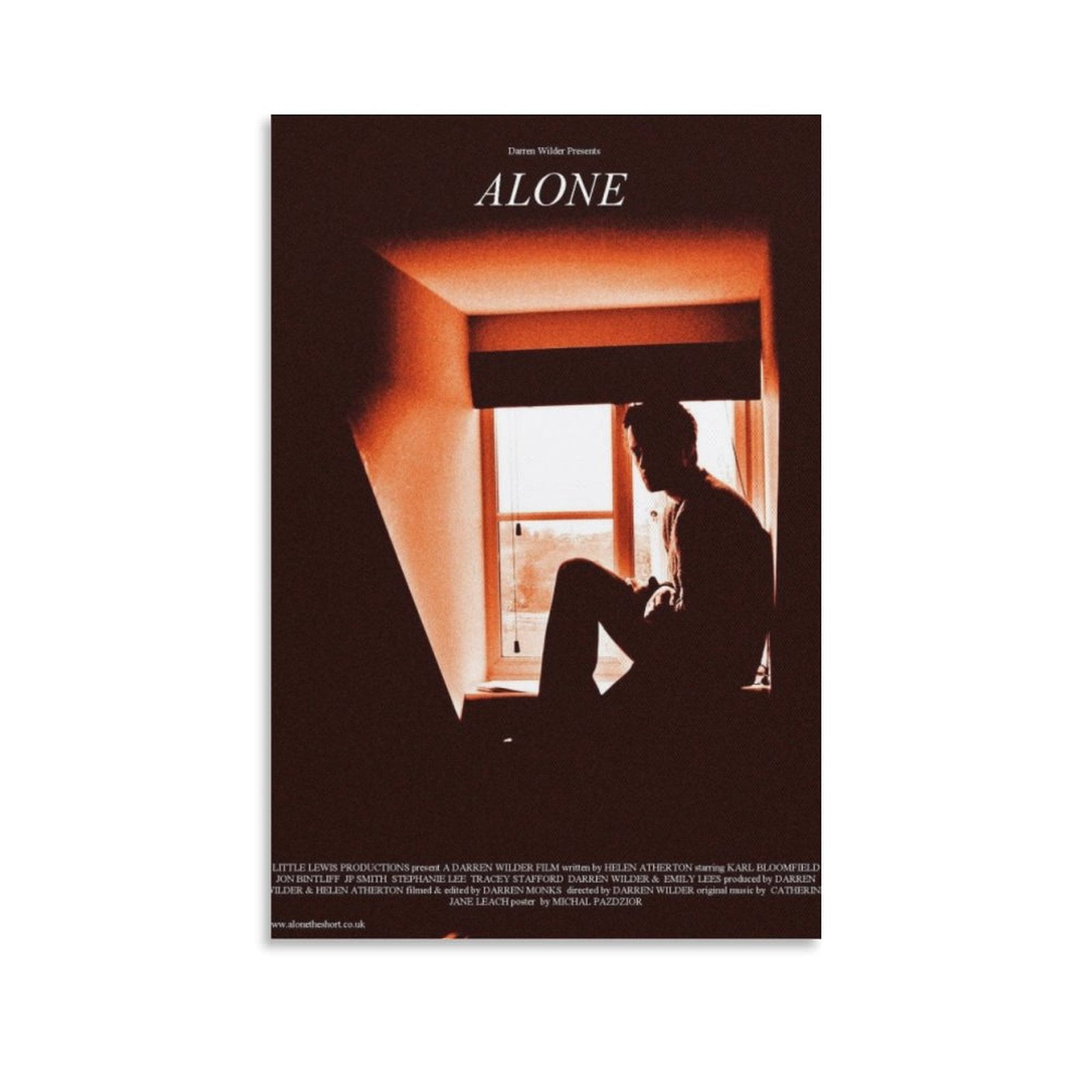 Alone.1 Posters Wall Art Painting Canvas Gift Living Room Prints ...