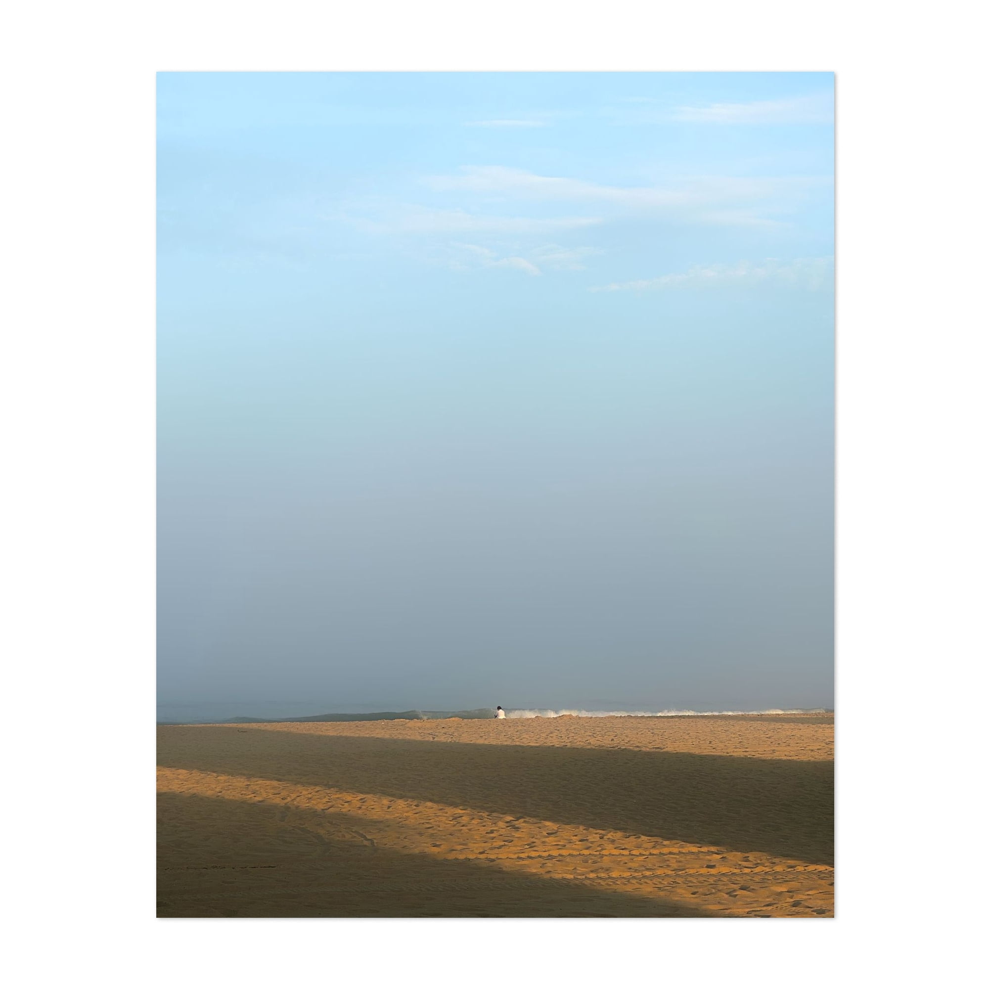 Alone on the Beach - Ocean City Maryland Photography Unframed Wall Art ...
