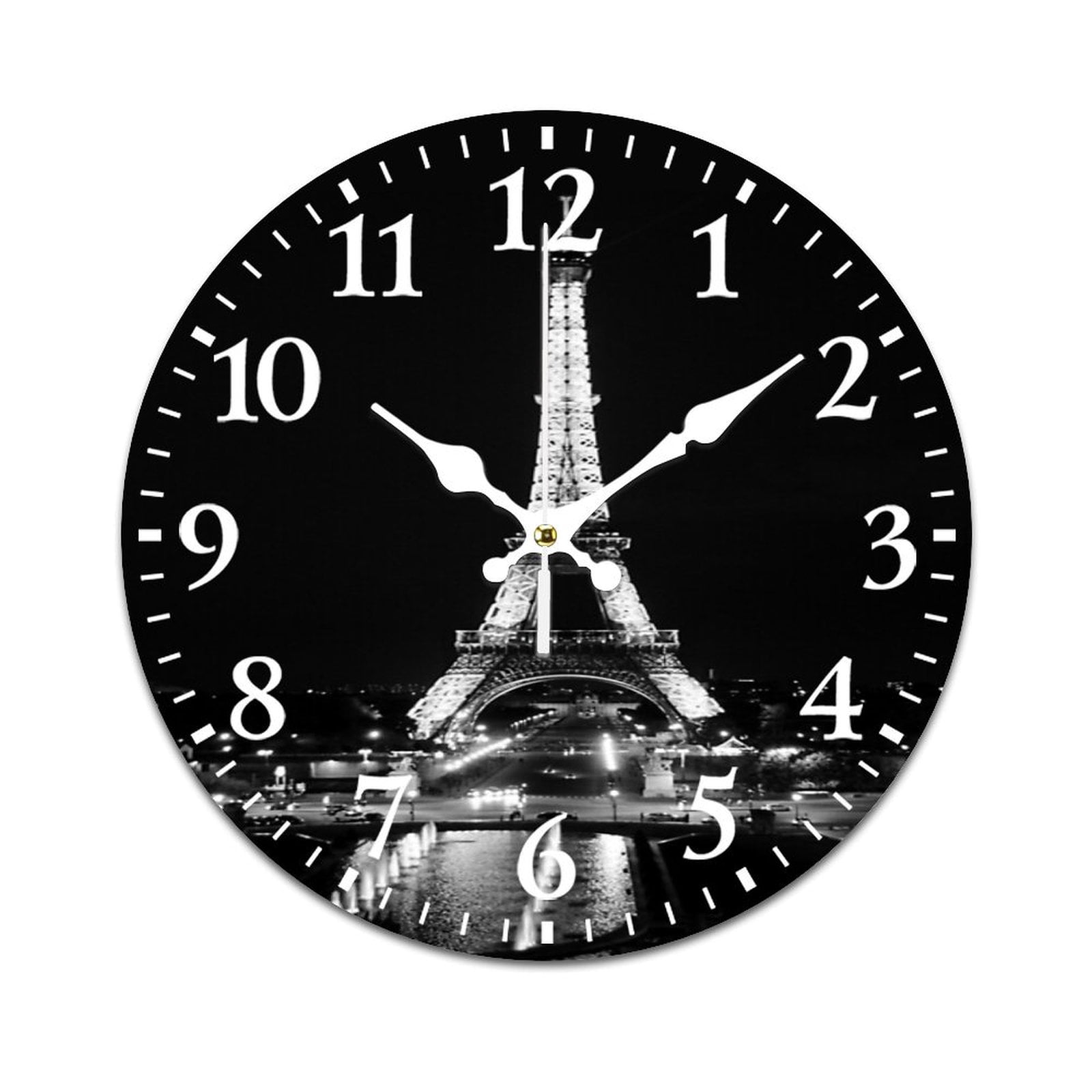 Alone with The Tower Paris, France Wall Clock Modern Design Clocks Wall ...