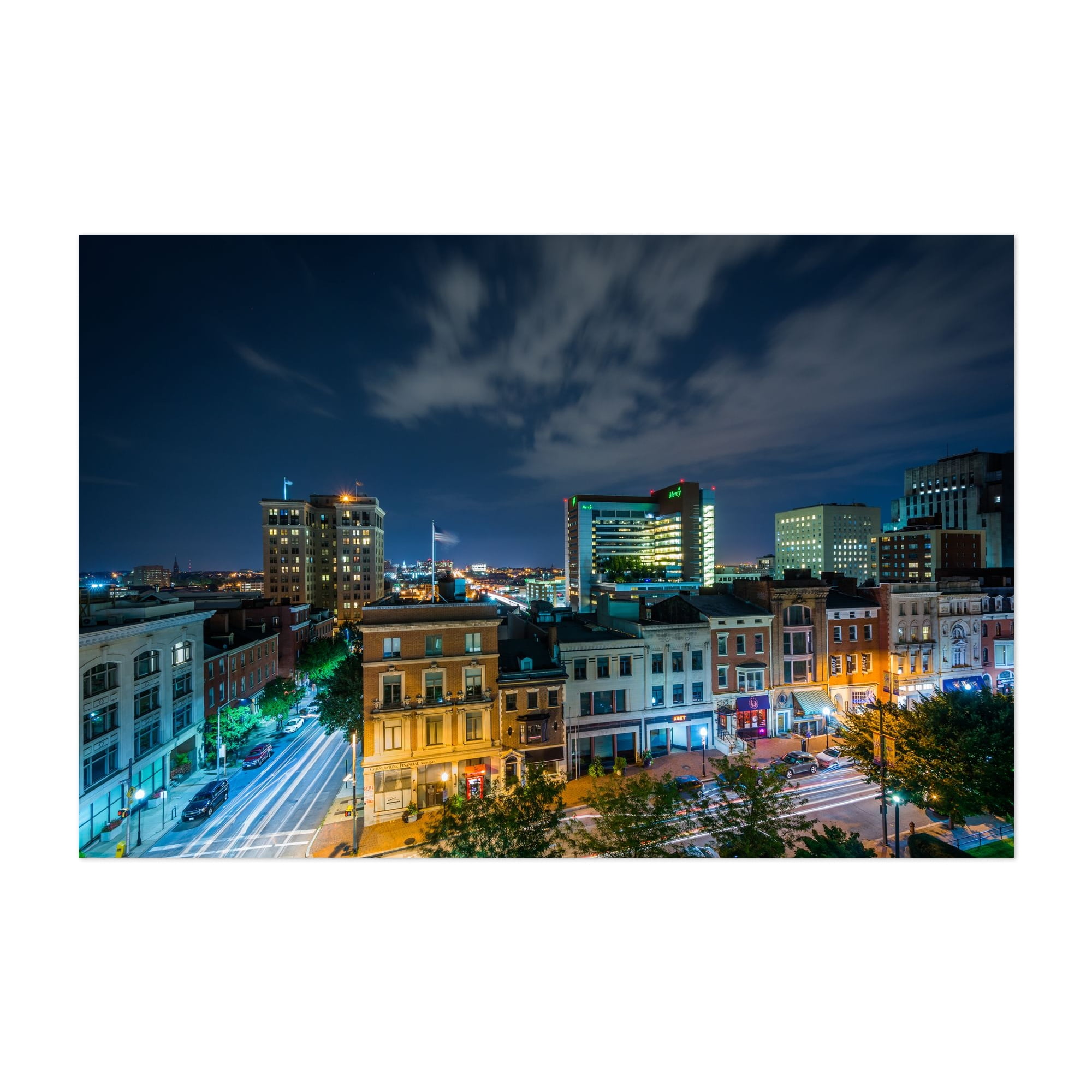 Along Charles - Baltimore Maryland Photography Cityscape Nightlife ...