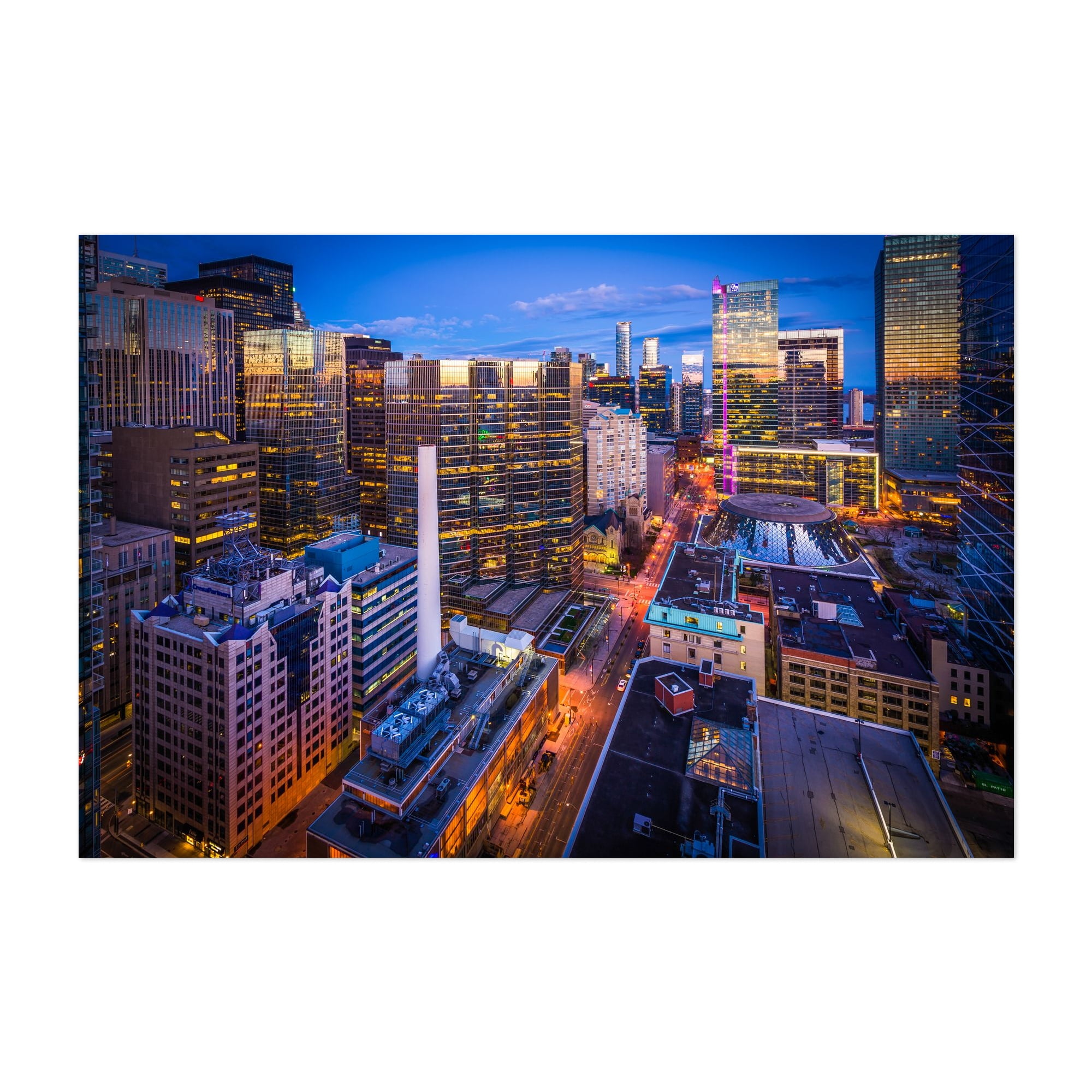 Along Simcoe Street - Toronto Ontario Canada Photography Unframed Wall ...