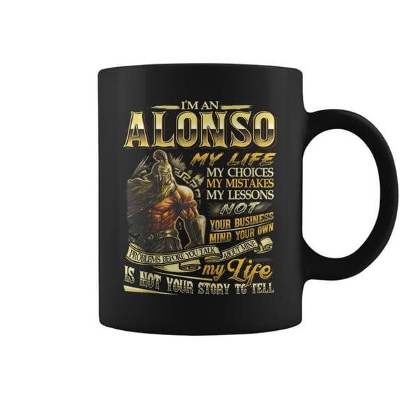 Alonso Family Name Alonso Last Name Team Coffee Mugs - Walmart.com