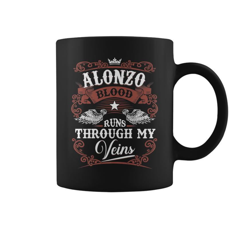 Alonzo Blood Runs Through My Veins Family Name Coffee Mugs - Walmart.com