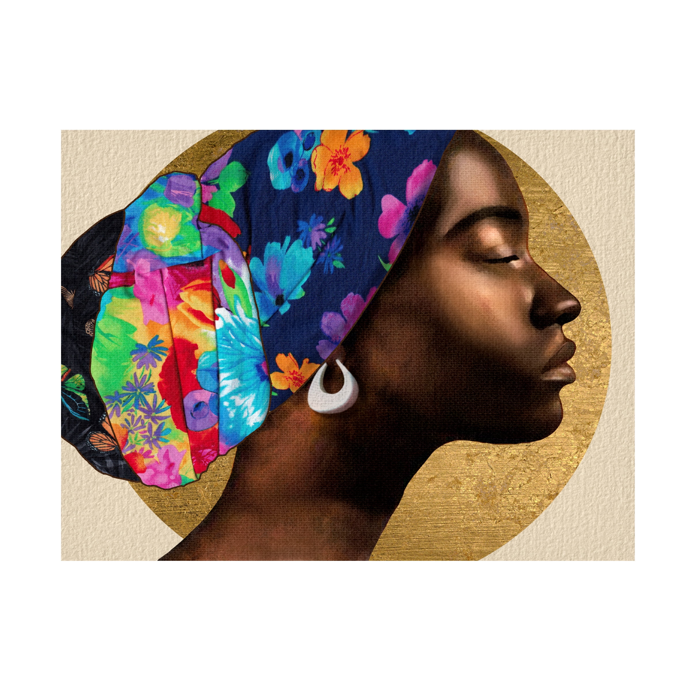 Alonzo Saunders 'Golden Lady I' Canvas Art - Walmart.com