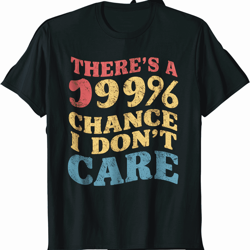 Aloof 99 Probability I'm Ignoring You Laid-back T-Shirt - Walmart.com