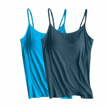 Terra & Sky Women’s Plus Size Lace Trim Cami Tank Top, 2-Pack - Walmart.com