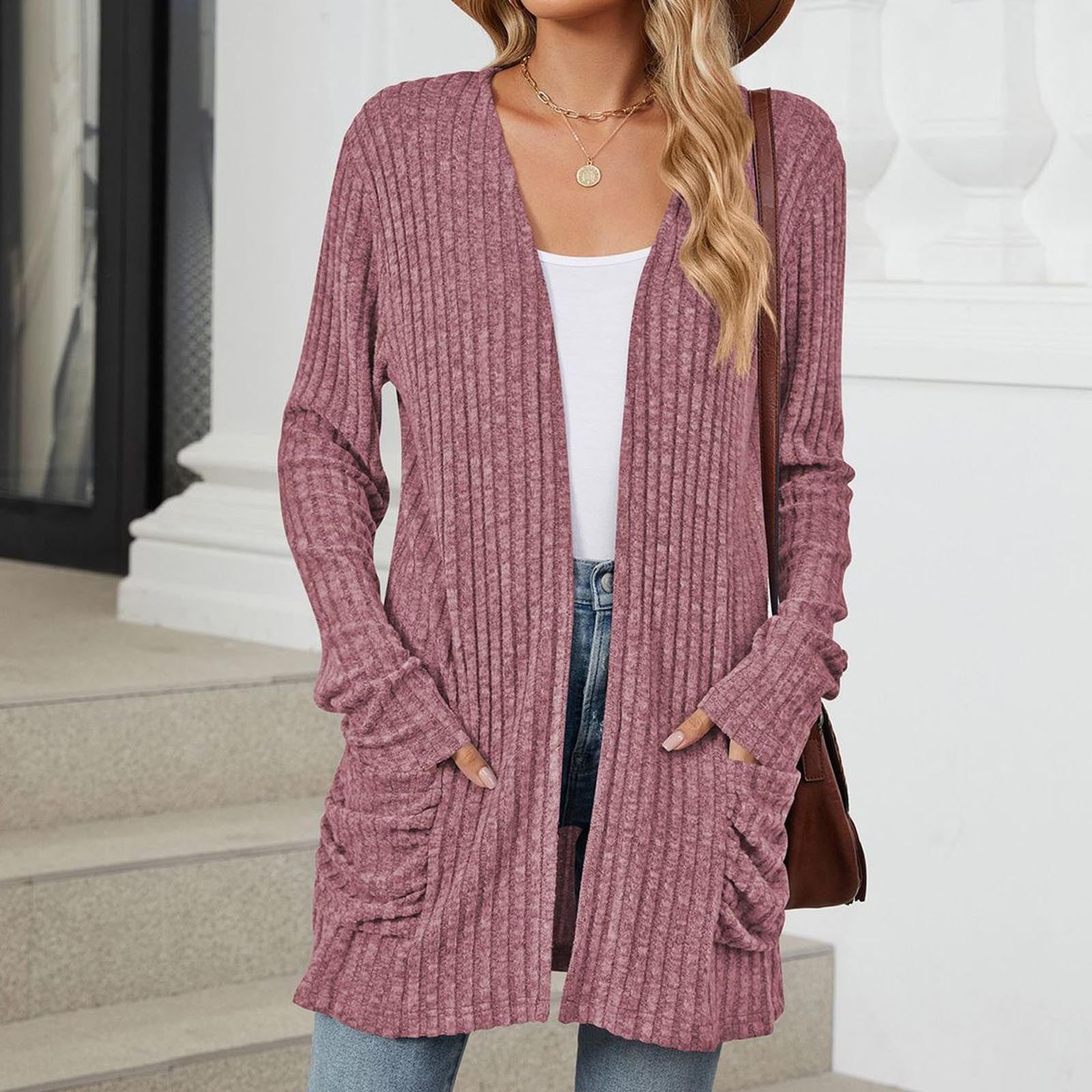 Aloohaidyvio Cardigans for Women Plus Size,2024 Women's Long Sleeve ...