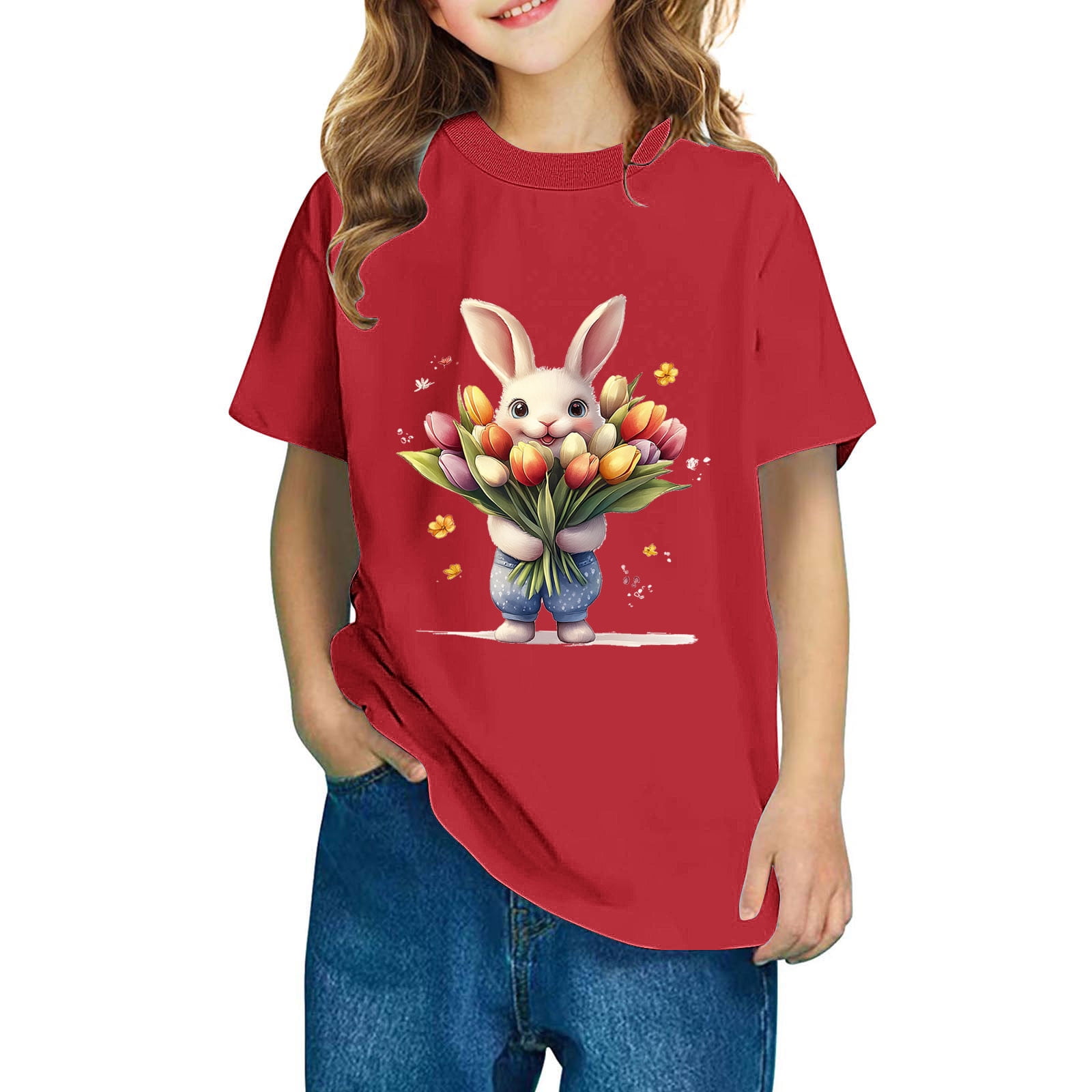 Aloohaidyvio Easter Gift for Girl Family Matching Easter Shirts , Bunny ...