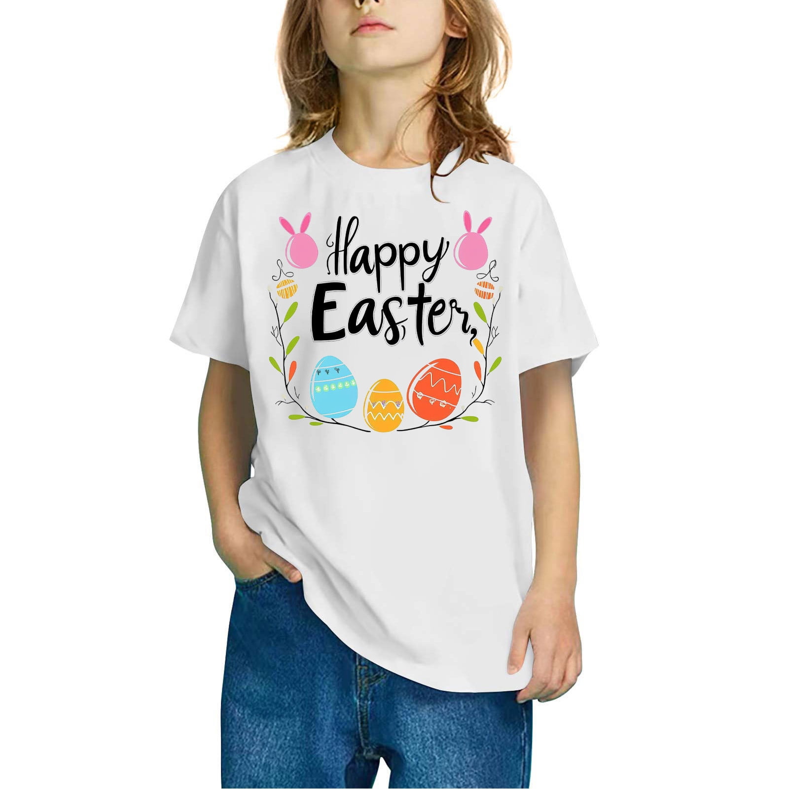 Aloohaidyvio Easter Sunday Best Outfit Girls' Wrinkle-Resistant Easter ...