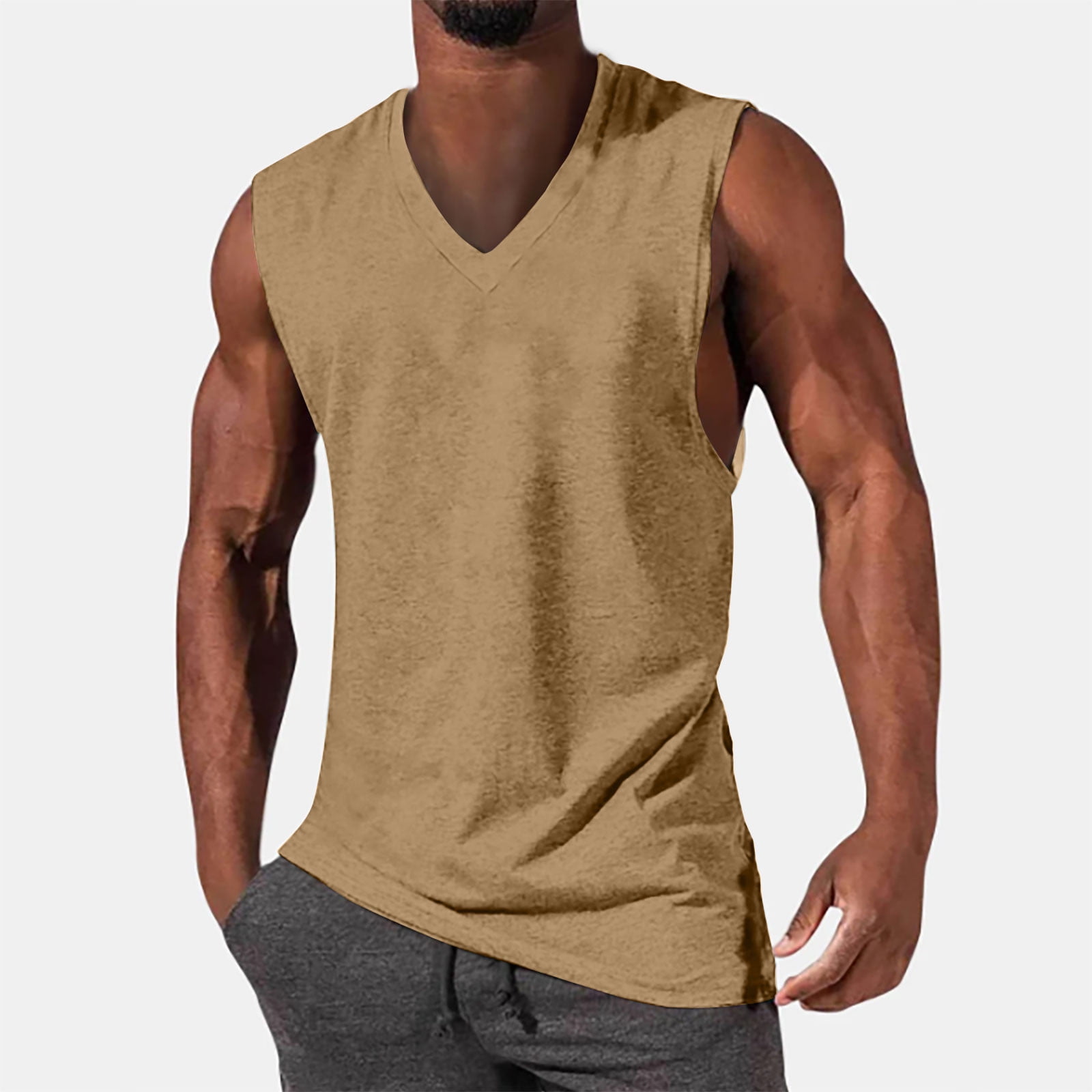 Aloohaidyvio George Tank Tops for Men Big and Tall,Men's Tank Top ...