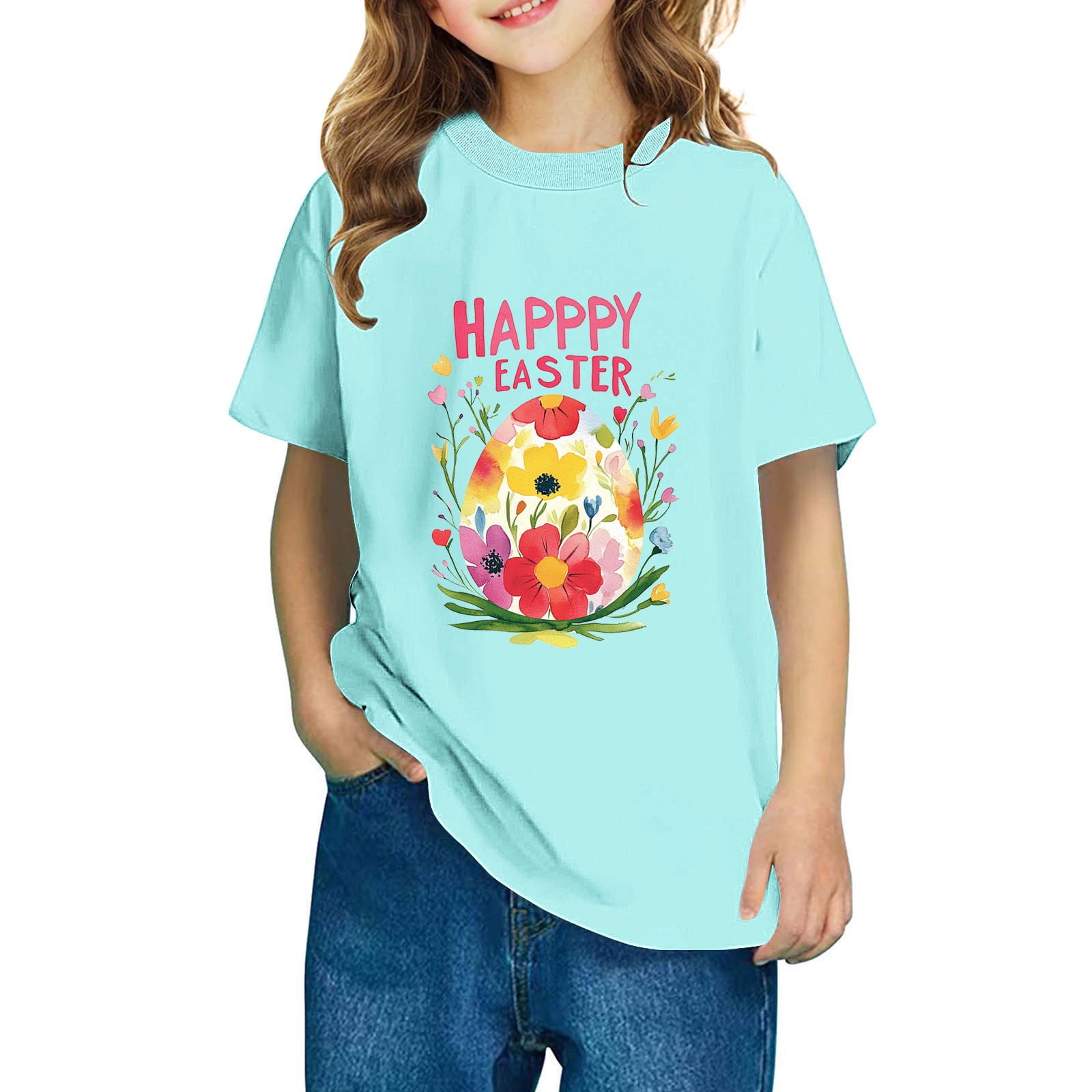 Aloohaidyvio Girls Easter Tee Girls & Child Easter Shirts, Matching ...