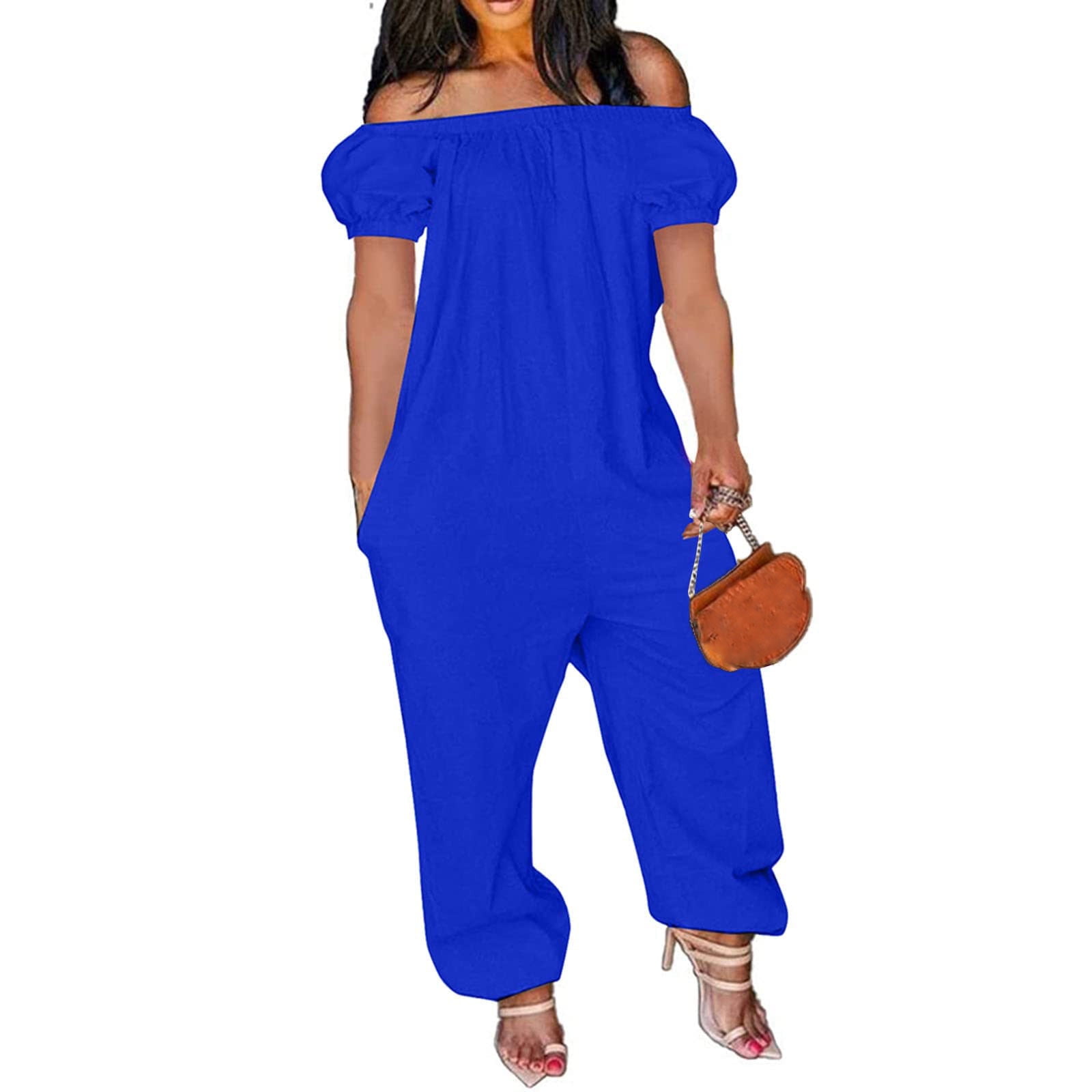 Aloohaidyvio Jumpsuits for Women Casual 2024 Spring Summer Women's ...