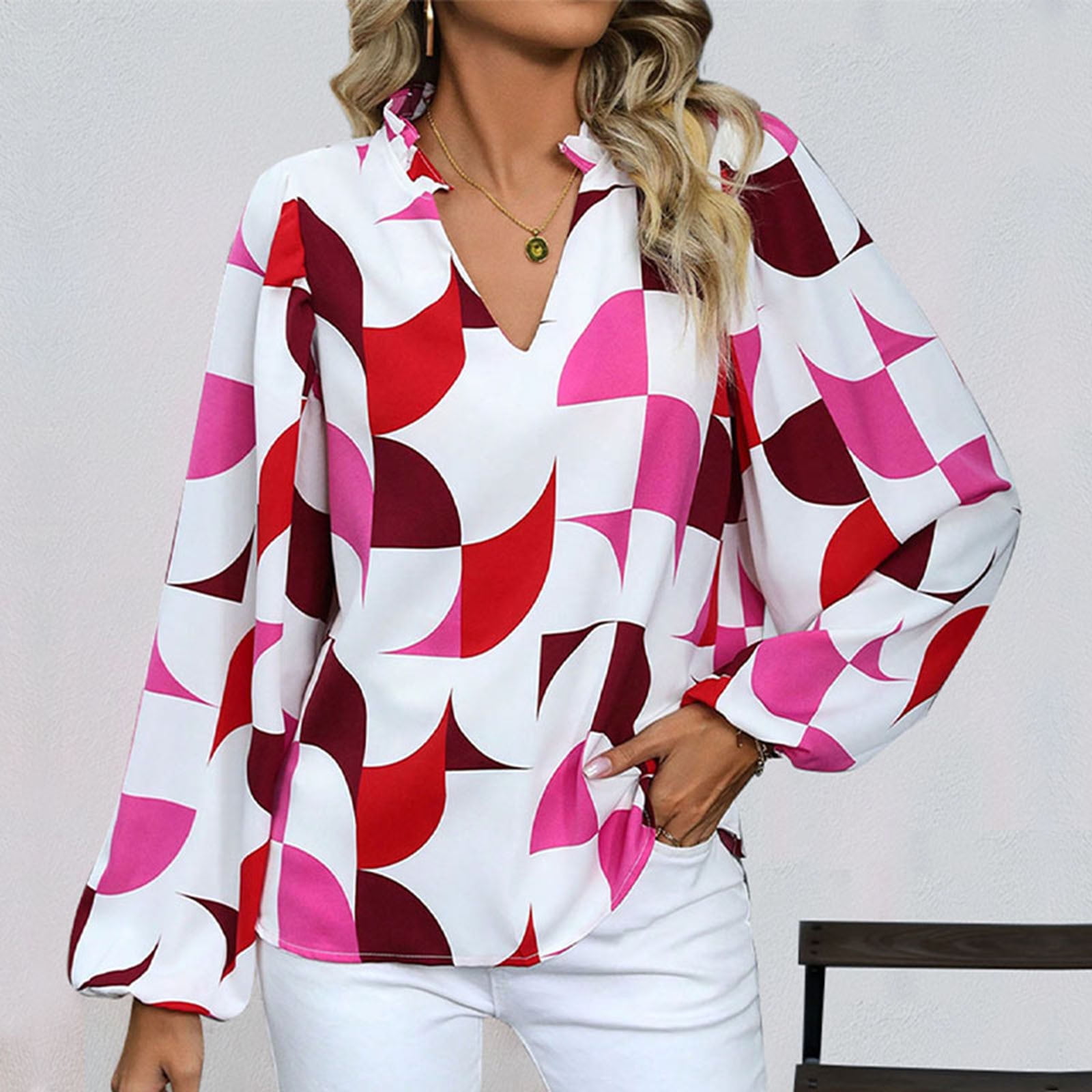 Aloohaidyvio No Boundaries Long Sleeve Tops,Women's Aloohaidyvio No Boundaries Long Sleeve Tops,Women's
