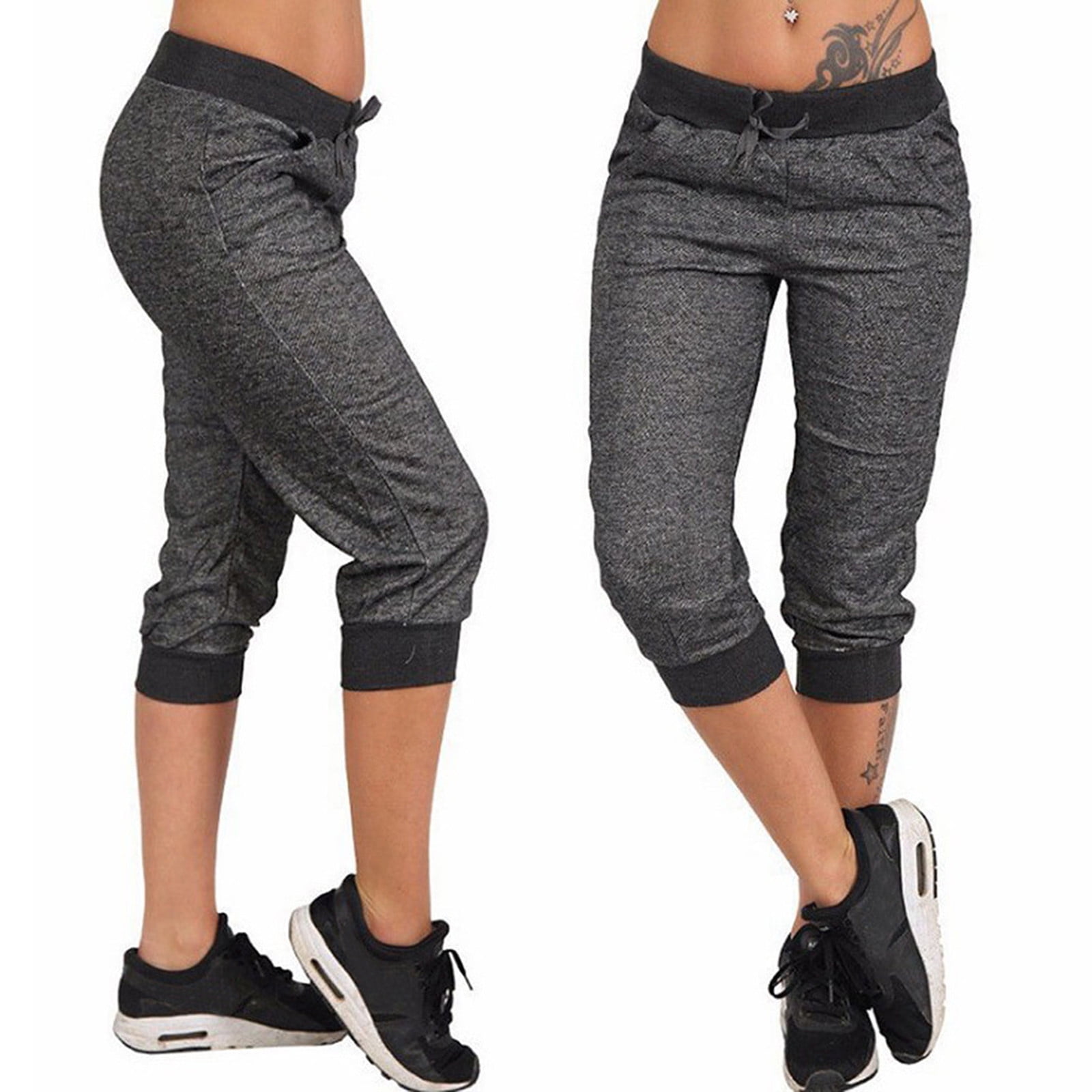 Aloohaidyvio No Boundaries Pants Plus Size,Women's Yoga Drawcord ...