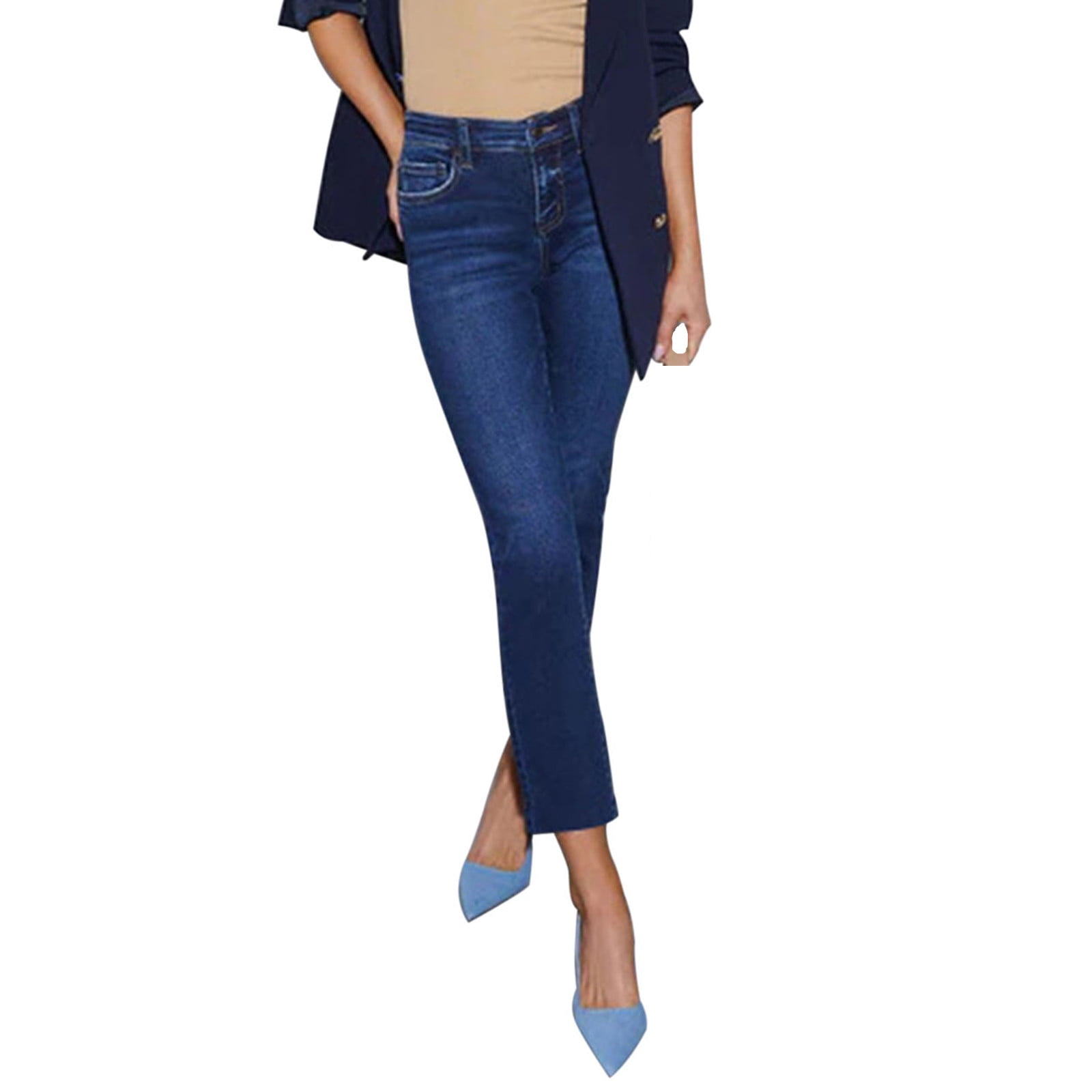 Aloohaidyvio Skinny Jeans for Women High Waist Stretchy Classic High ...