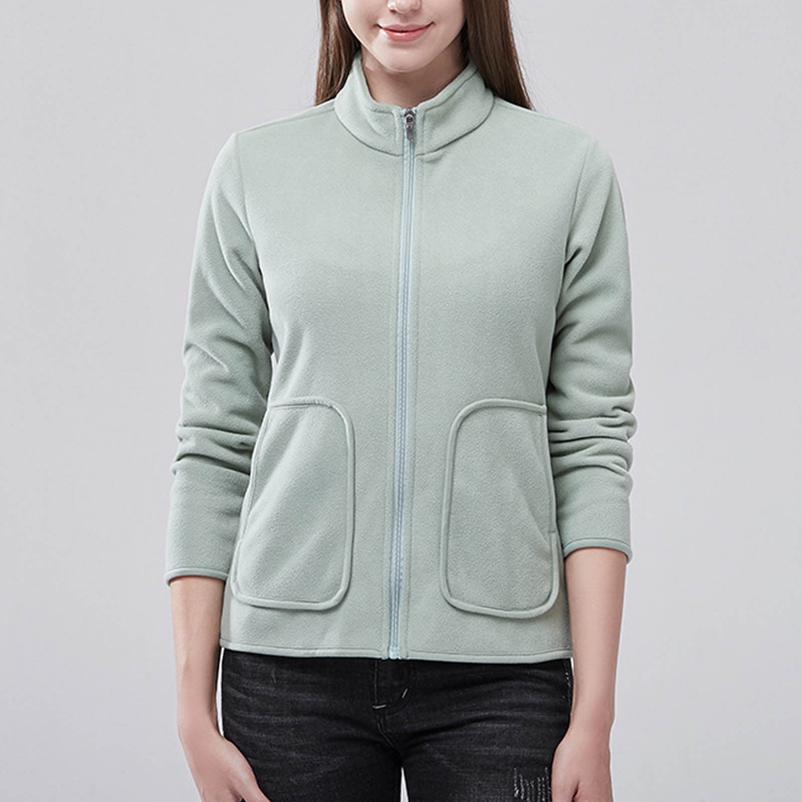 Aloohaidyvio Jackets No Boundaries Women's Reversible Sherpa Fleece ...