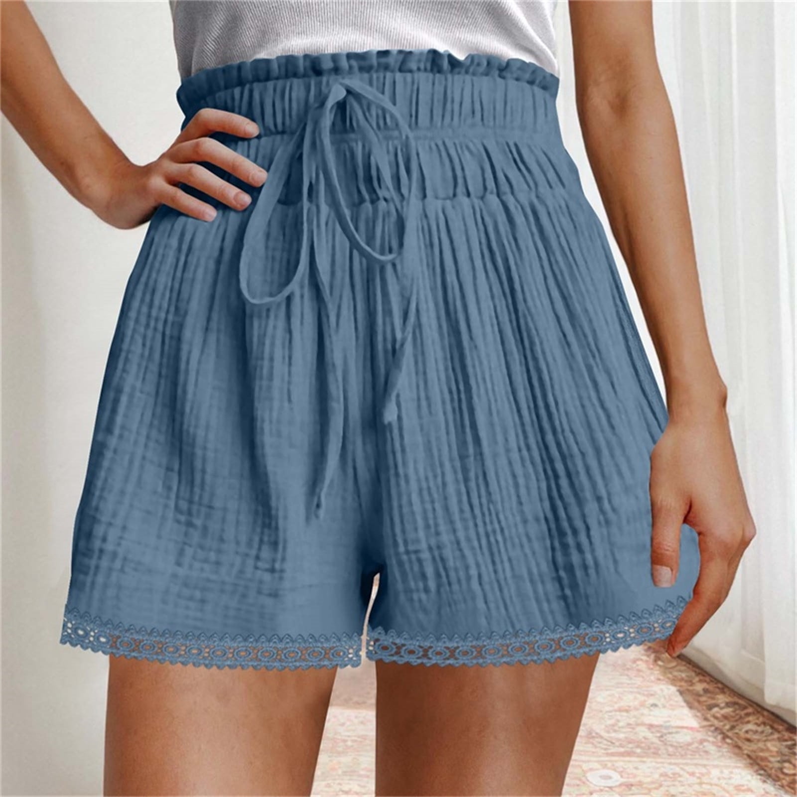 Aloohaidyvio No Boundaries Womens Summer Shorts Wide Leg Casual Loose ...