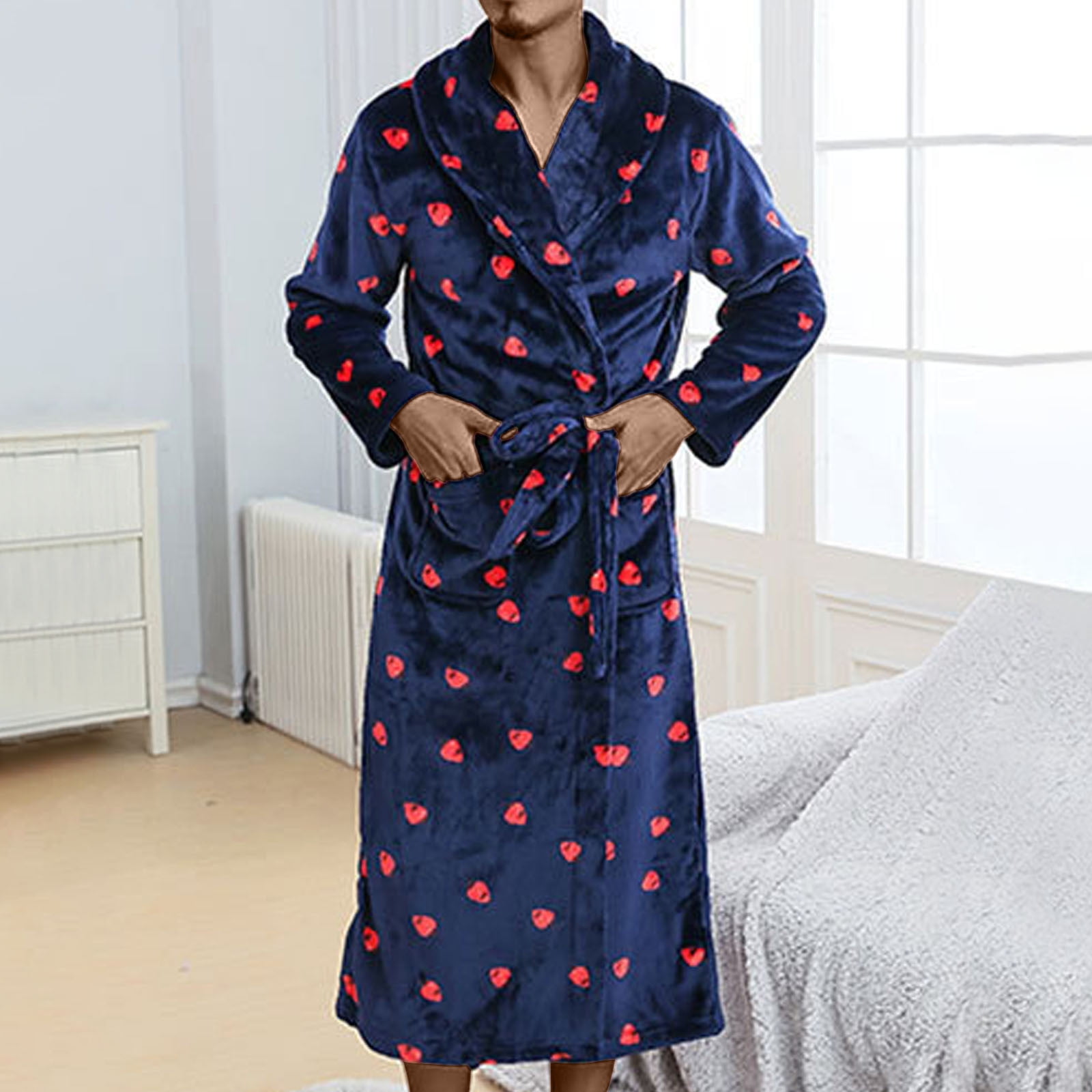 Aloohaidyvio Plush Robes for Women,Robes For Women, Fleece Soft Fluffy ...