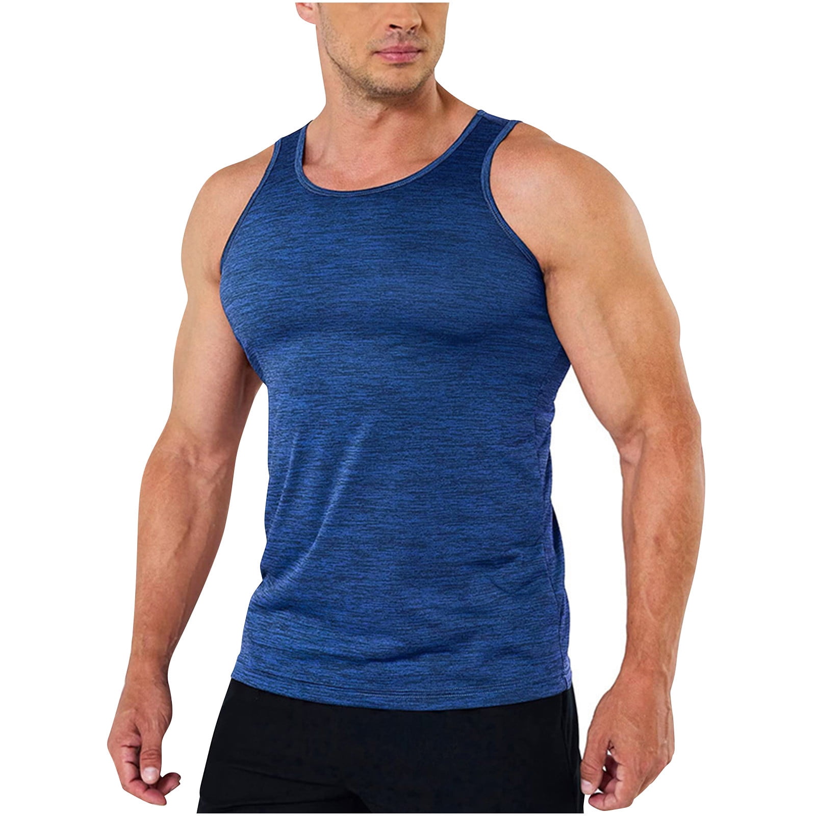 Aloohaidyvio George Tank Tops for Men Big and Tall,Men's Crewneck ...
