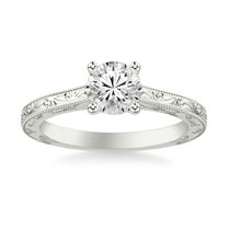 Alor Jewel Three Stone Engagement Ring - 1.9 Ct Lab Created Diamond in ...