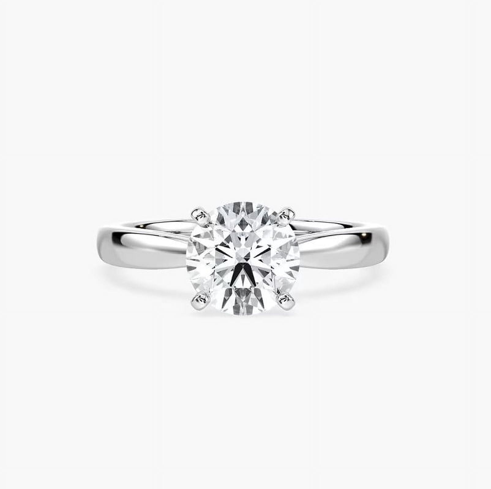 Alor Jewel 1.4 Ct Round Cut Lab Created Diamond Rings - 14K White Gold ...