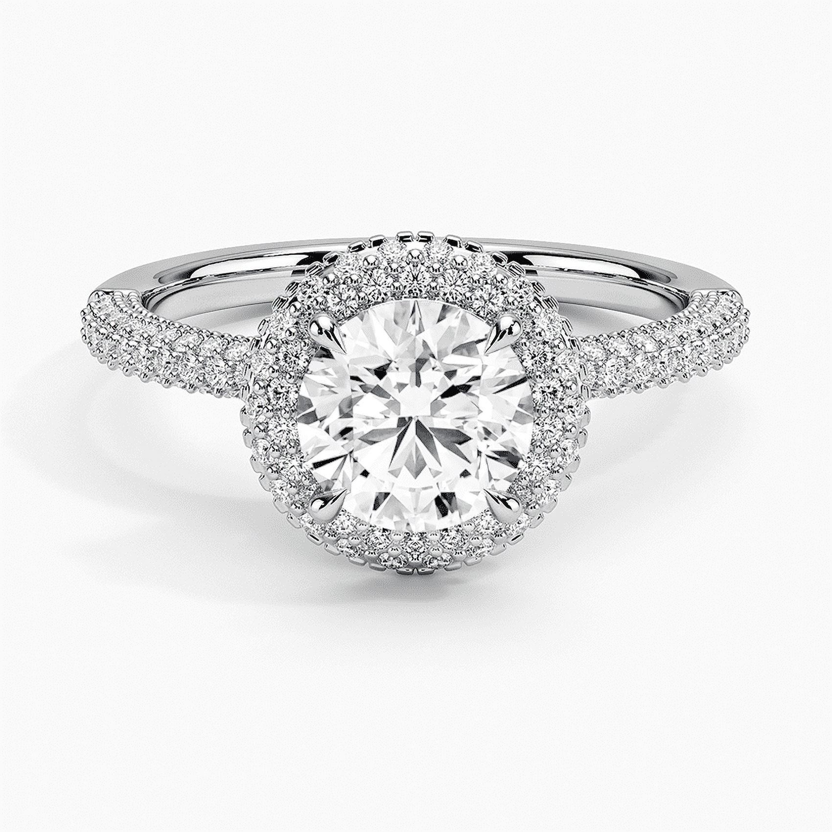 Alor Jewel 1.5 Ct Round Cut White Lab Created Diamond Ring - 14K White ...
