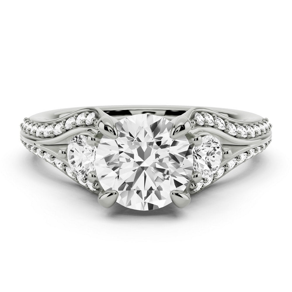 Alor Jewel 1.8 Ct Brilliant Round Cut Engagement Solitaire Ring with ...