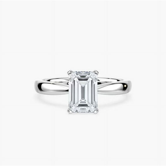 Alor Jewel 1.3 Ct Emerald Cut Lab Created Diamond Ring - Engagement ...