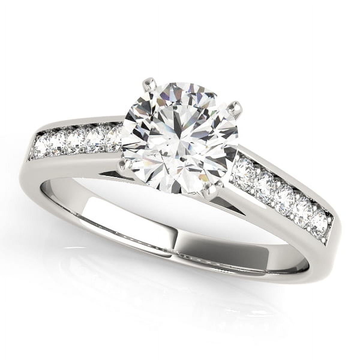 Alor Jewel 14K White Gold Over 1.9 Ct Brilliant Round Cut Engagement ...