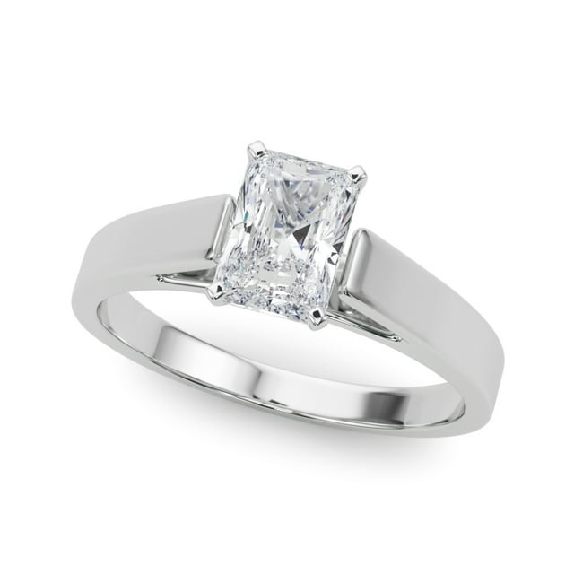 Alor Jewel 2.2 Ct Radiant Cut Lab Created Diamond Solitaire Ring - 14K ...