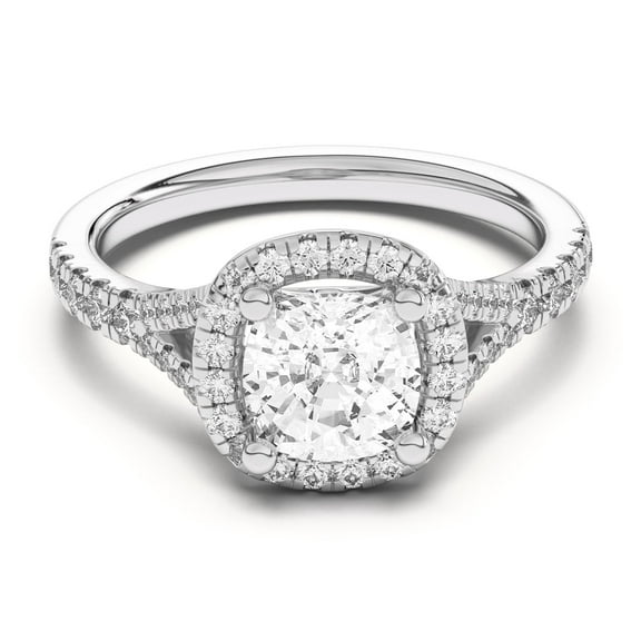 Alor Jewel 14K White Gold Over Diamond Ring - 1.4 Ct Round Cut Lab ...