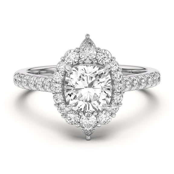 Alor Jewel 14K White Gold Over 1.4 Ct Round Cut Solitaire Engagement ...