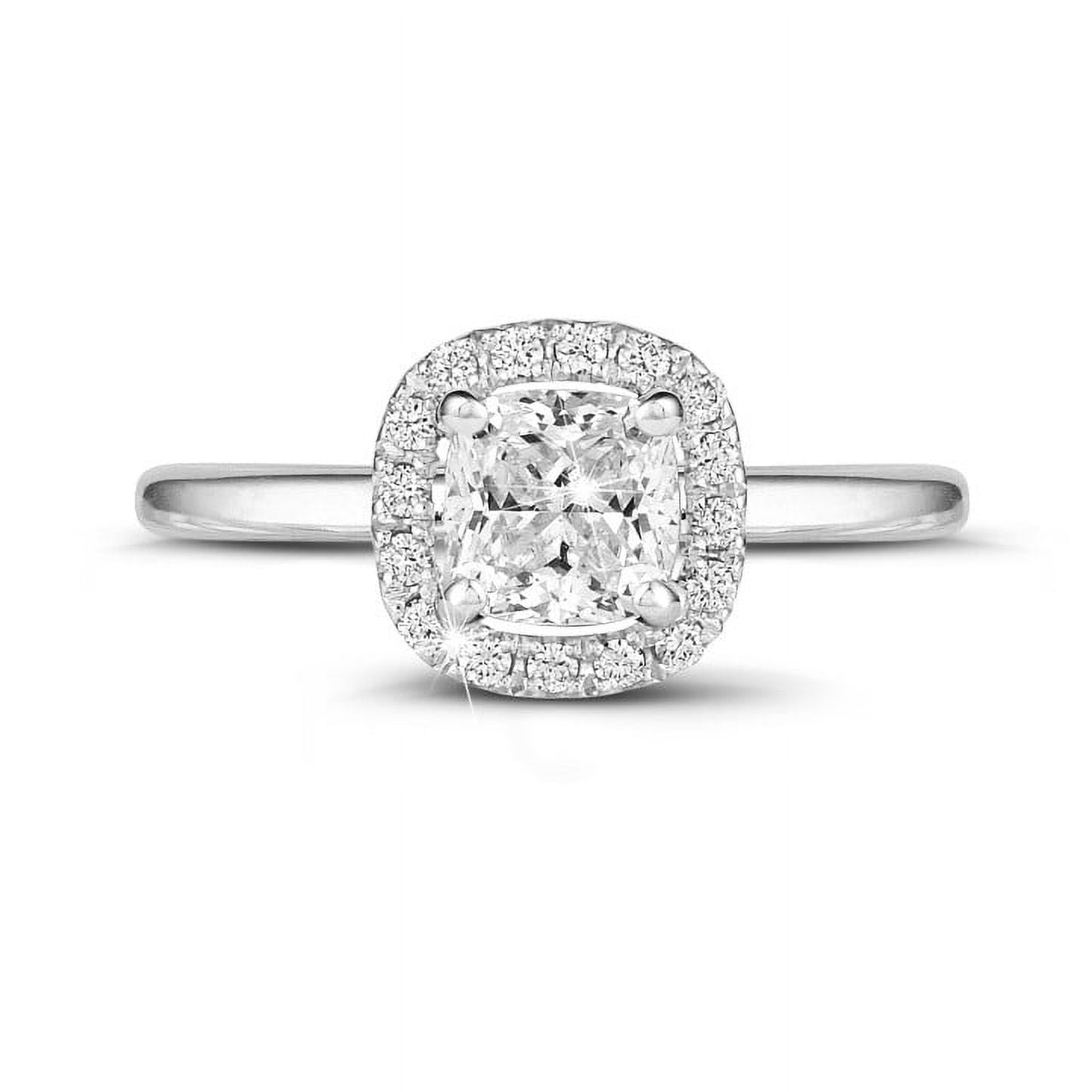 Alor Jewel Cushion Cut Lab Created Diamond Engagement Ring - 1.6 Ct ...