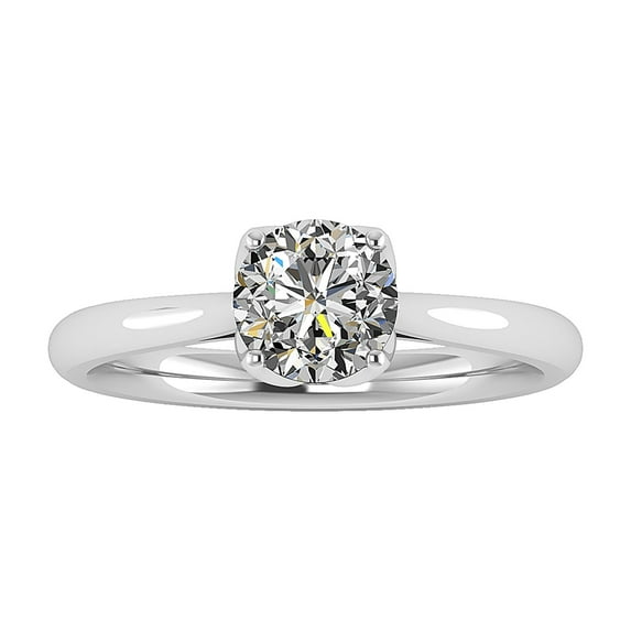 Alor Jewel Handmade 1.9 Ct Cushion Cut Diamond Ring - 14K White Gold ...
